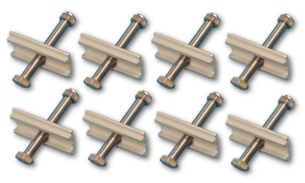 Gleitplatte mit Schrauben (8er-Set) | Optimale Zeltmontage – gordigear